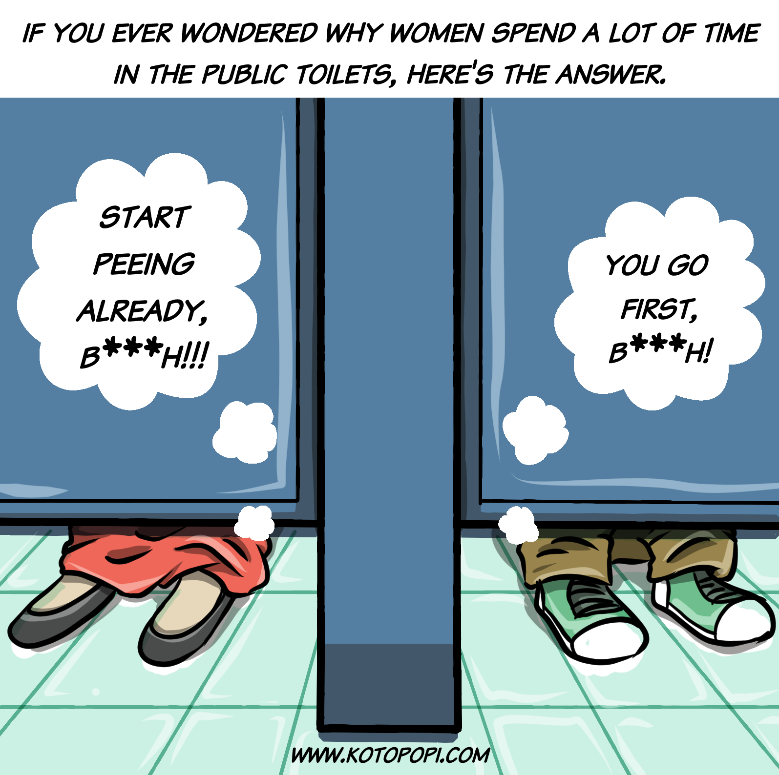 Women and toilets: the truth – KOTOPOPI